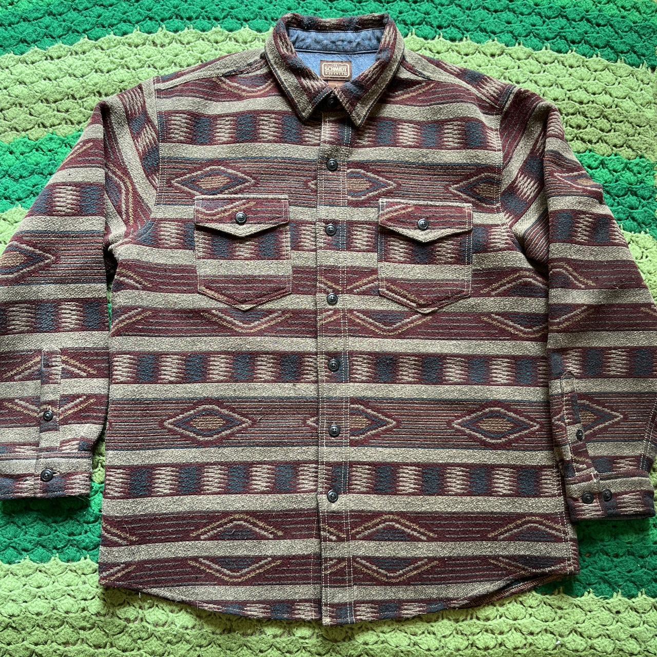 Men’s Schmidt Workwear Wool Blend Men's Shirt Jacket... - Depop