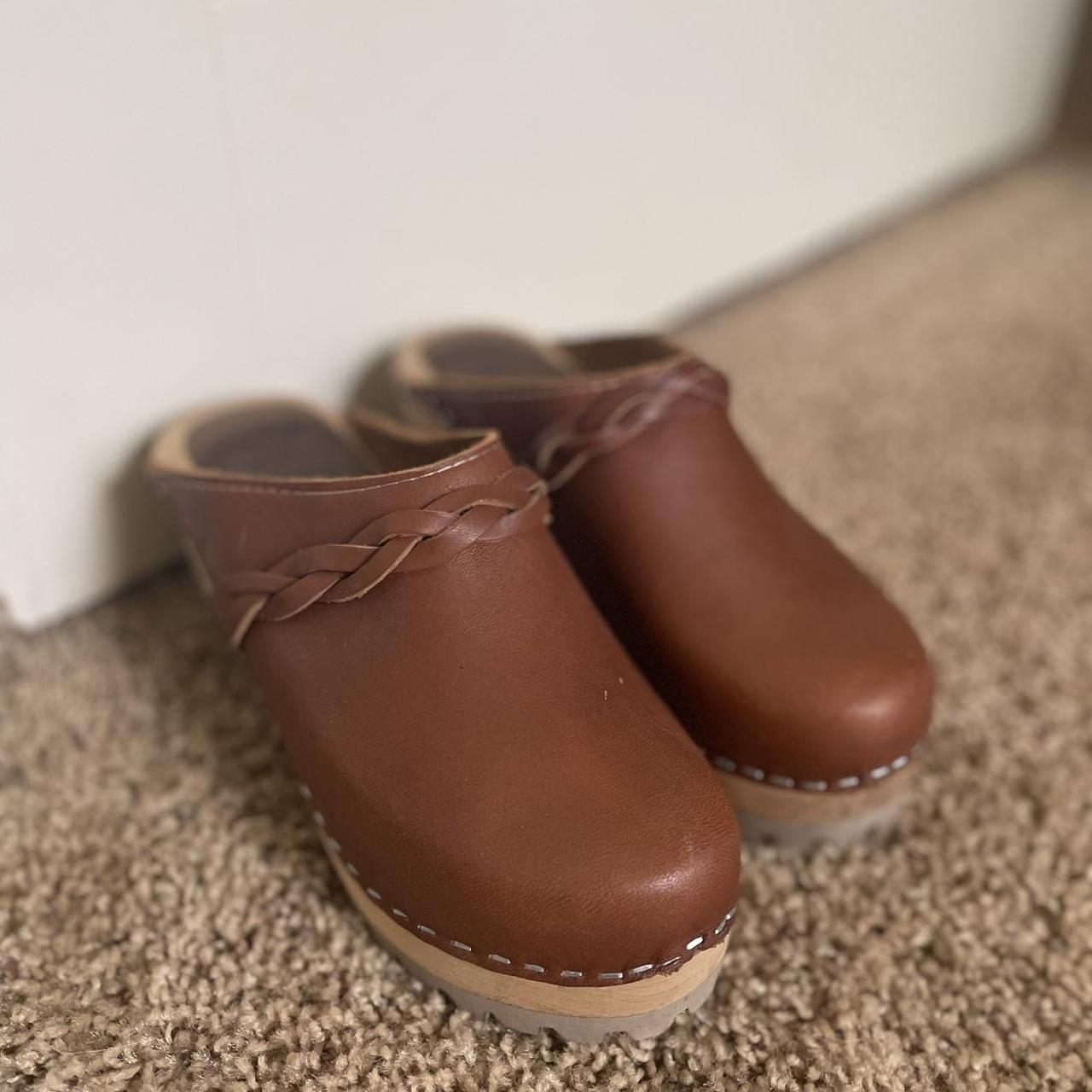 MIA Elsa braided clogs size 37 only worn a hand full... - Depop