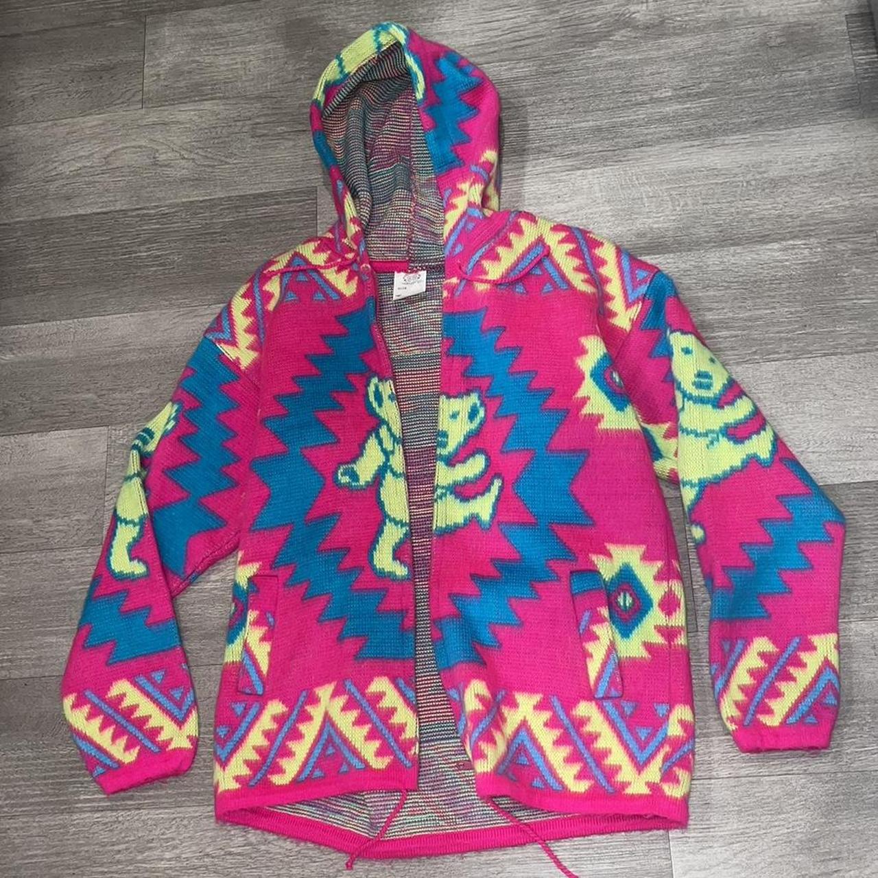 Aya-huma handmade in Ecuador alpaca jacket with... - Depop