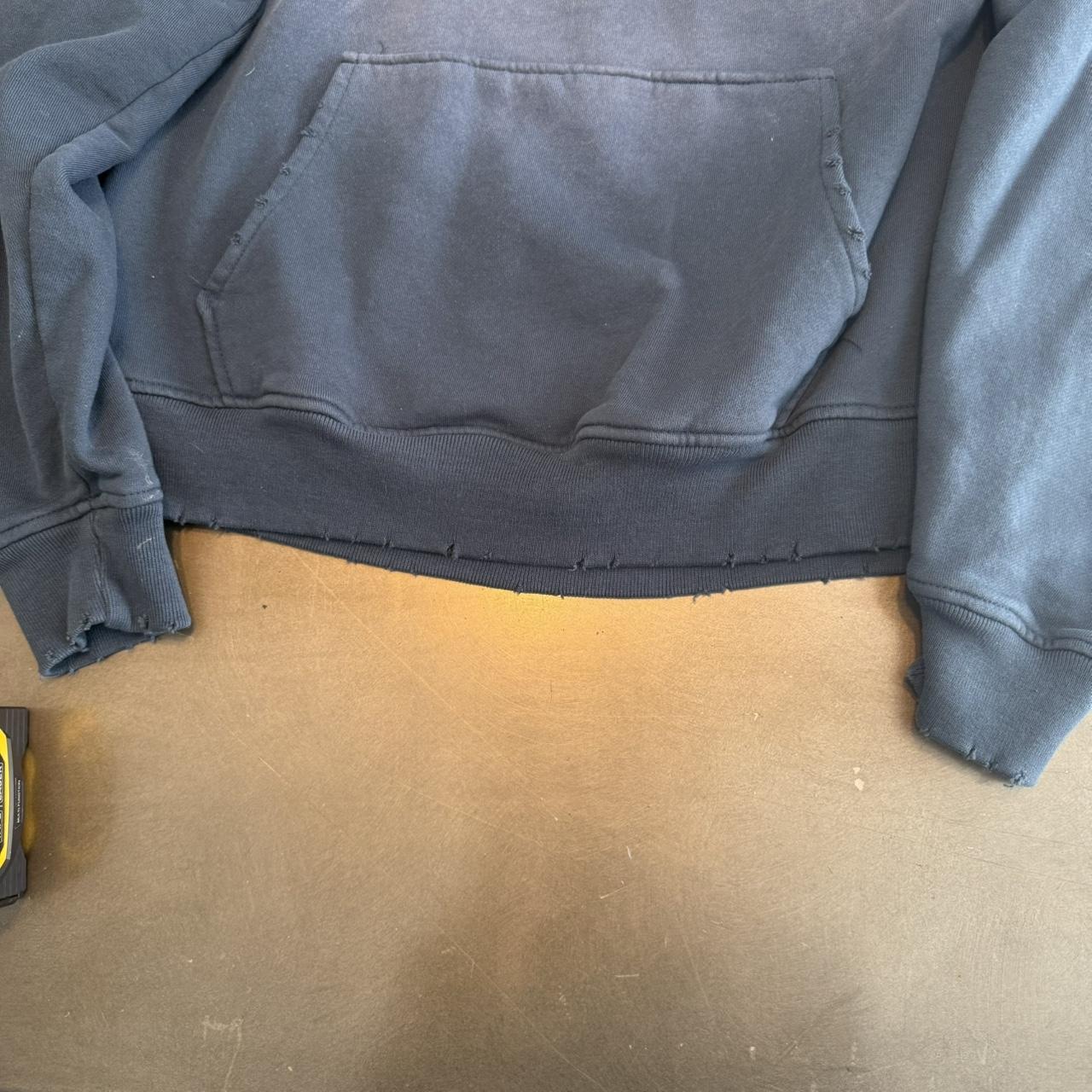 Distressed and tarnished blue RSQ hoodie Fits... | Depop