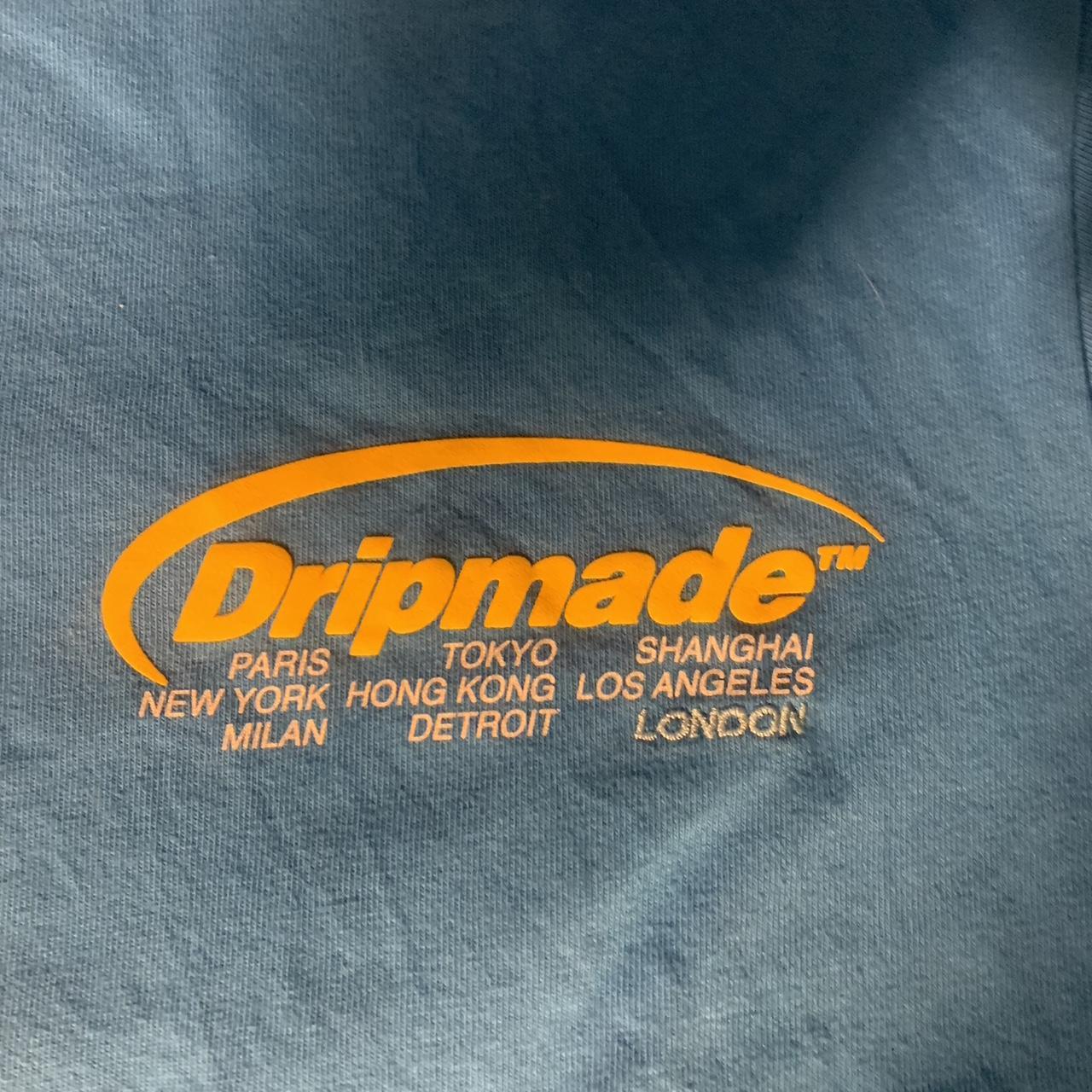 BLUE DRIPMADE STREET TOUR T SHIRT - Depop