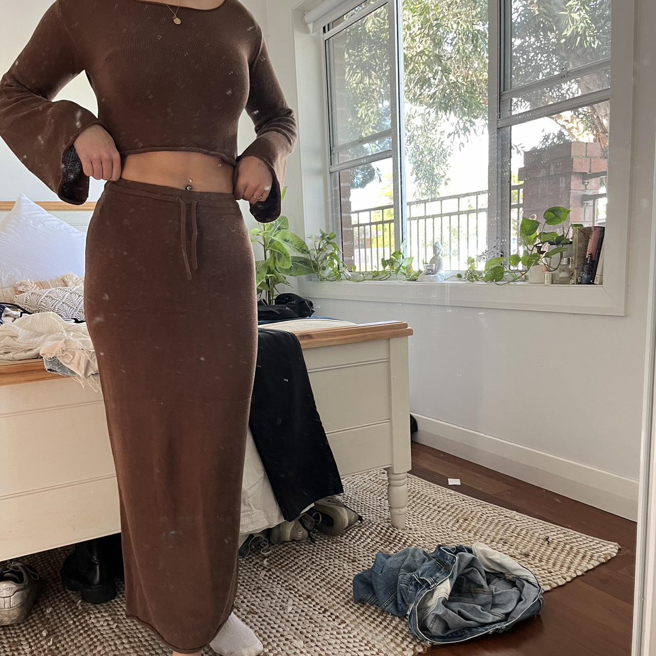 Glassons knit set, never worn. Size small skirt &... - Depop