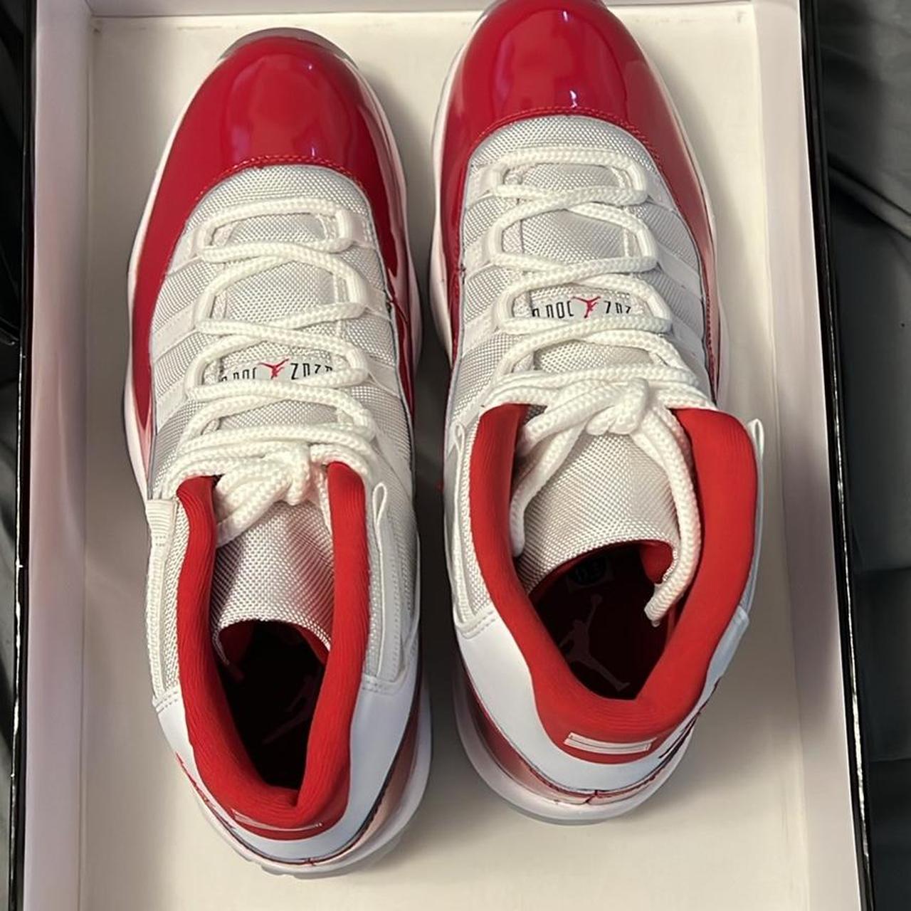 Brand New Jordan 11 Cherry Red Can negotiate about... - Depop