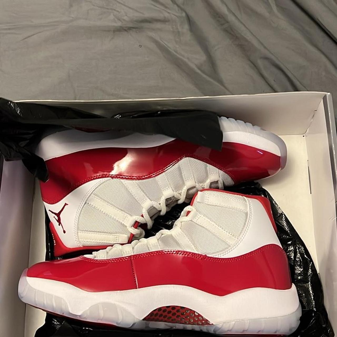 Brand New Jordan 11 Cherry Red Can negotiate about... - Depop