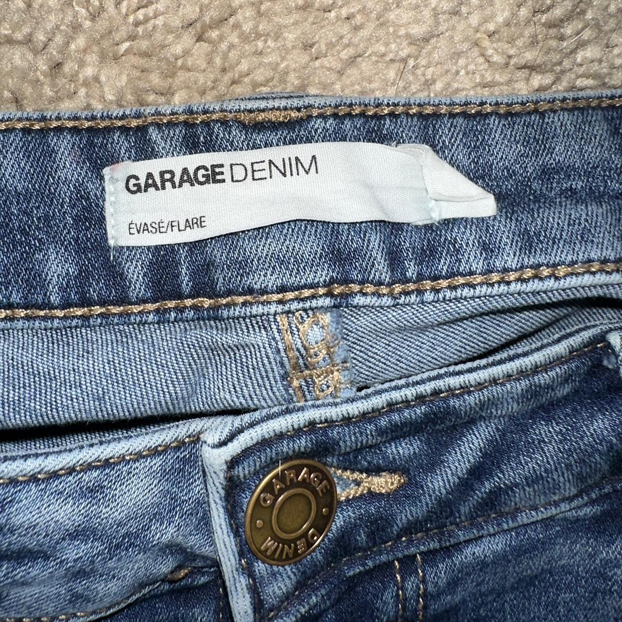 curvy flare jeans- Garage - Depop