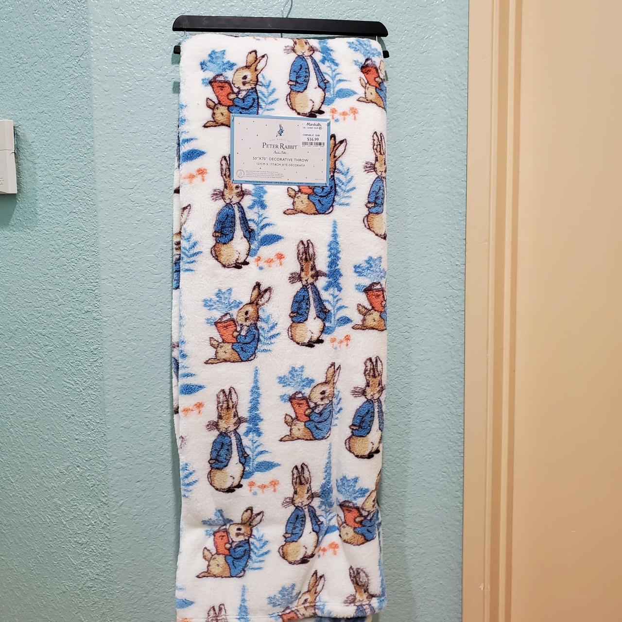 Peter rabbit blanket! Super soft and cute for easter... - Depop