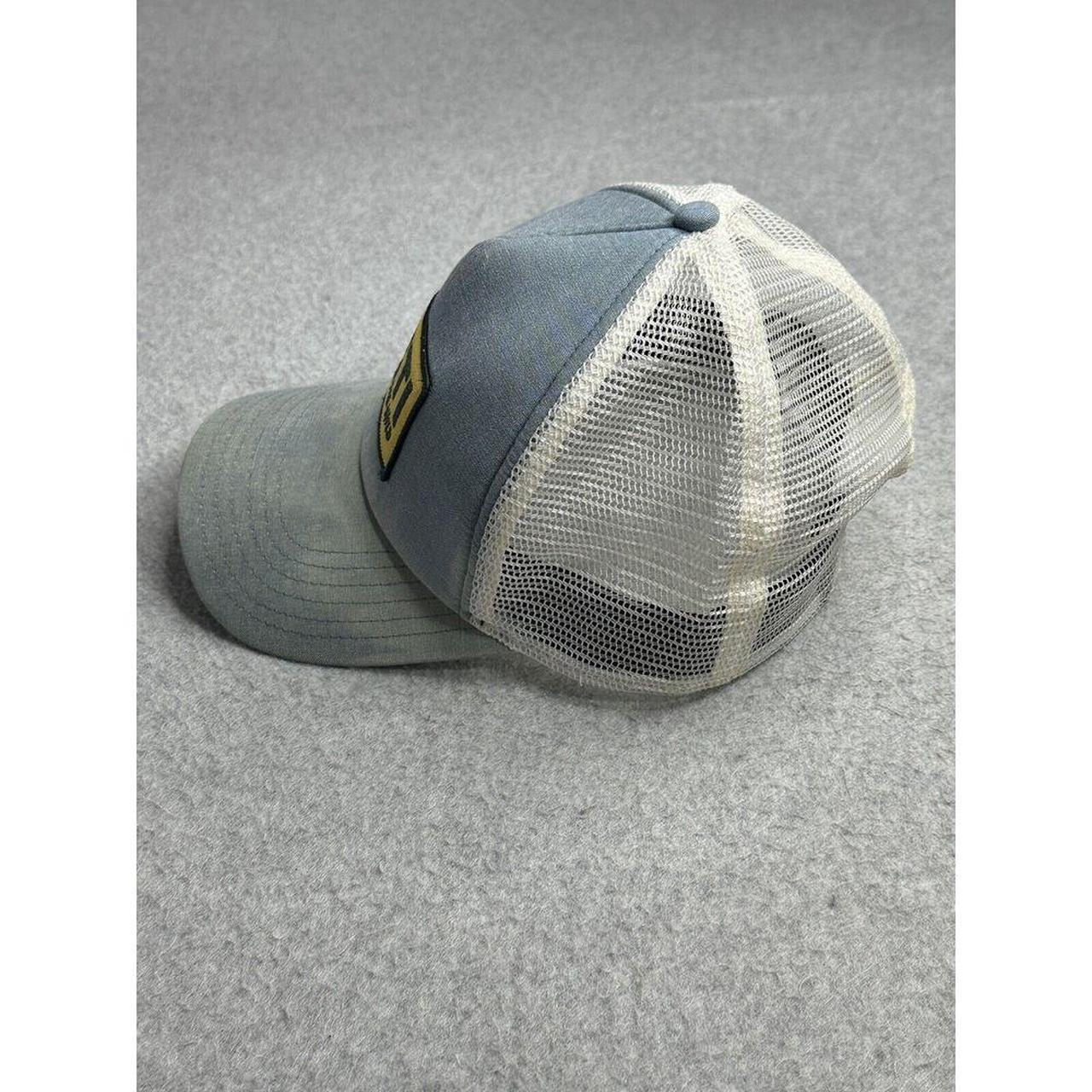 Yeti Coolers Hat Cap Snap Back Blue Yellow Trucker... - Depop