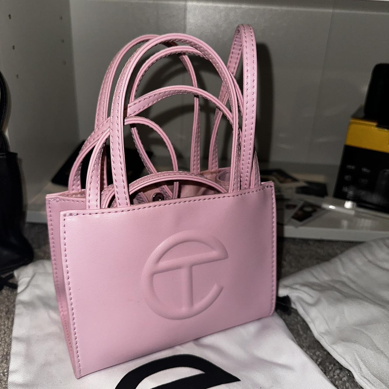 small bubblegum telfar bag - Depop