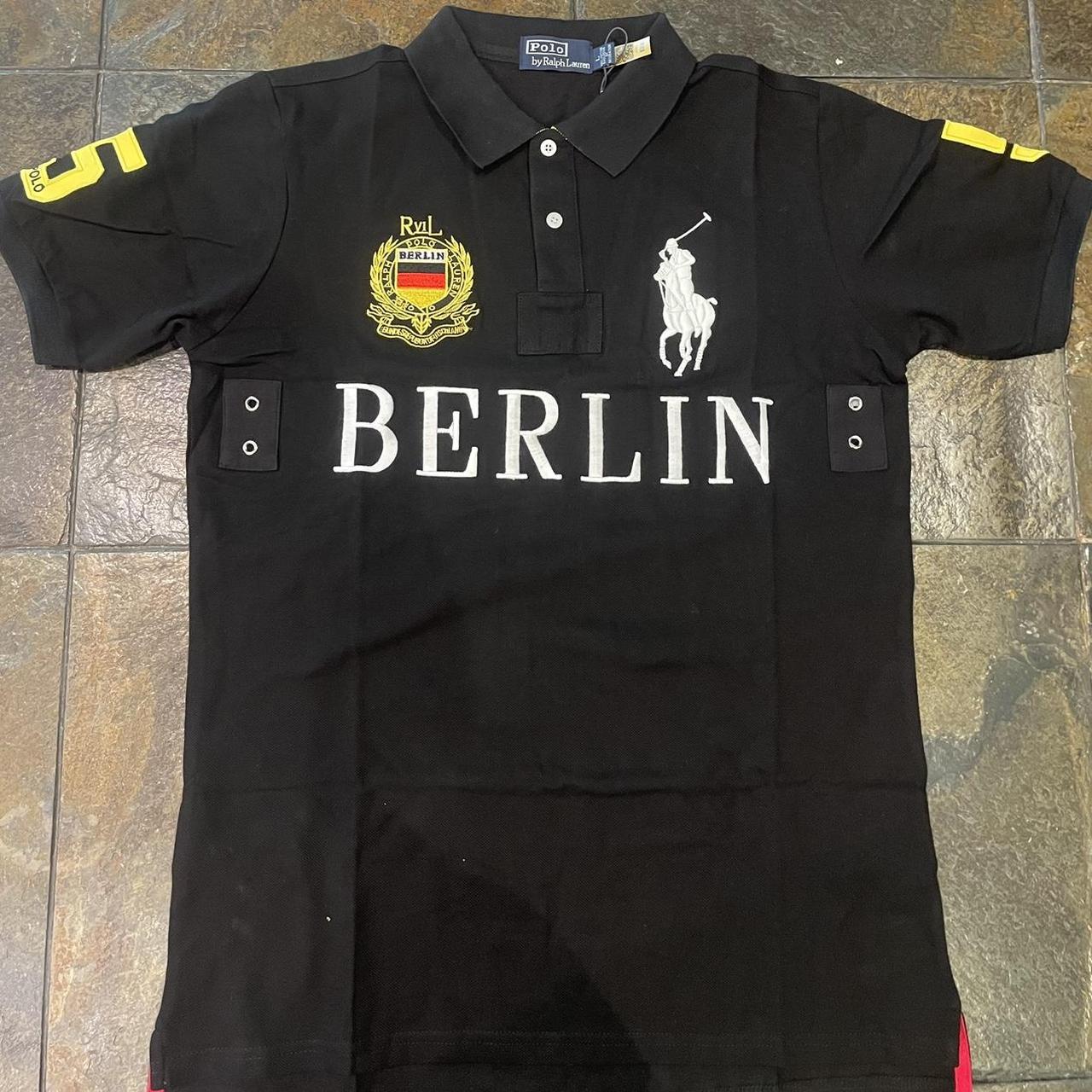 Berlin Polo Size L Found at my local... - Depop