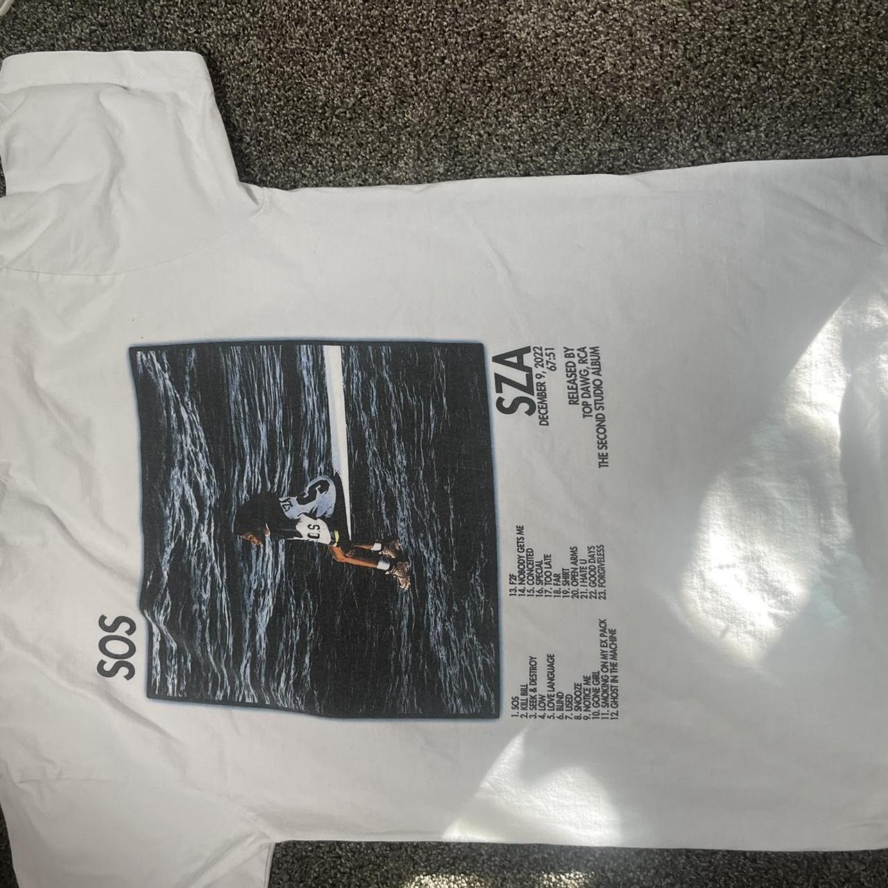 Game Changers SZA SOS Tour Shirt Sz M Never Worn - Depop