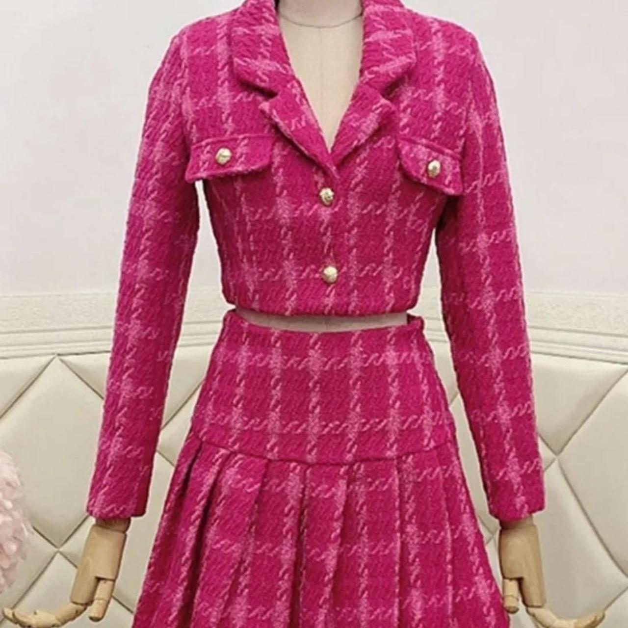 Fall Small Fragrance Vintage Tweed Two Piece Set... - Depop