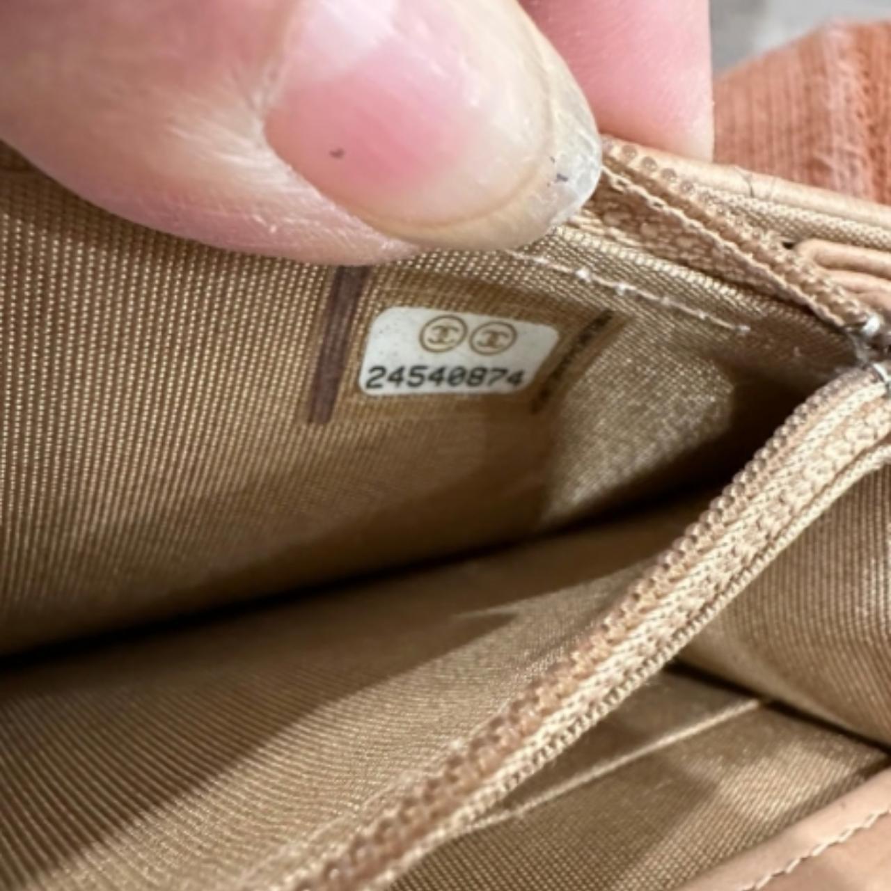 Chanel Chanel wallet on chain with 8 card slots in... - Depop