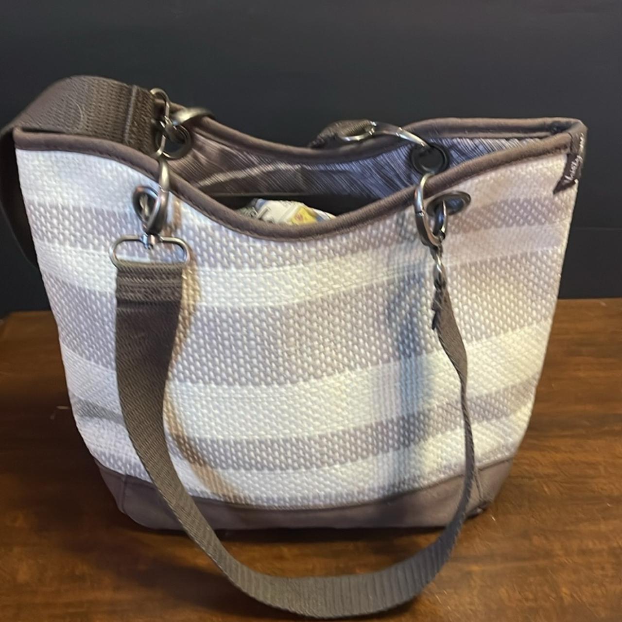 Thirty one Shoulder bag Brown, Cream and Tan Brand... - Depop