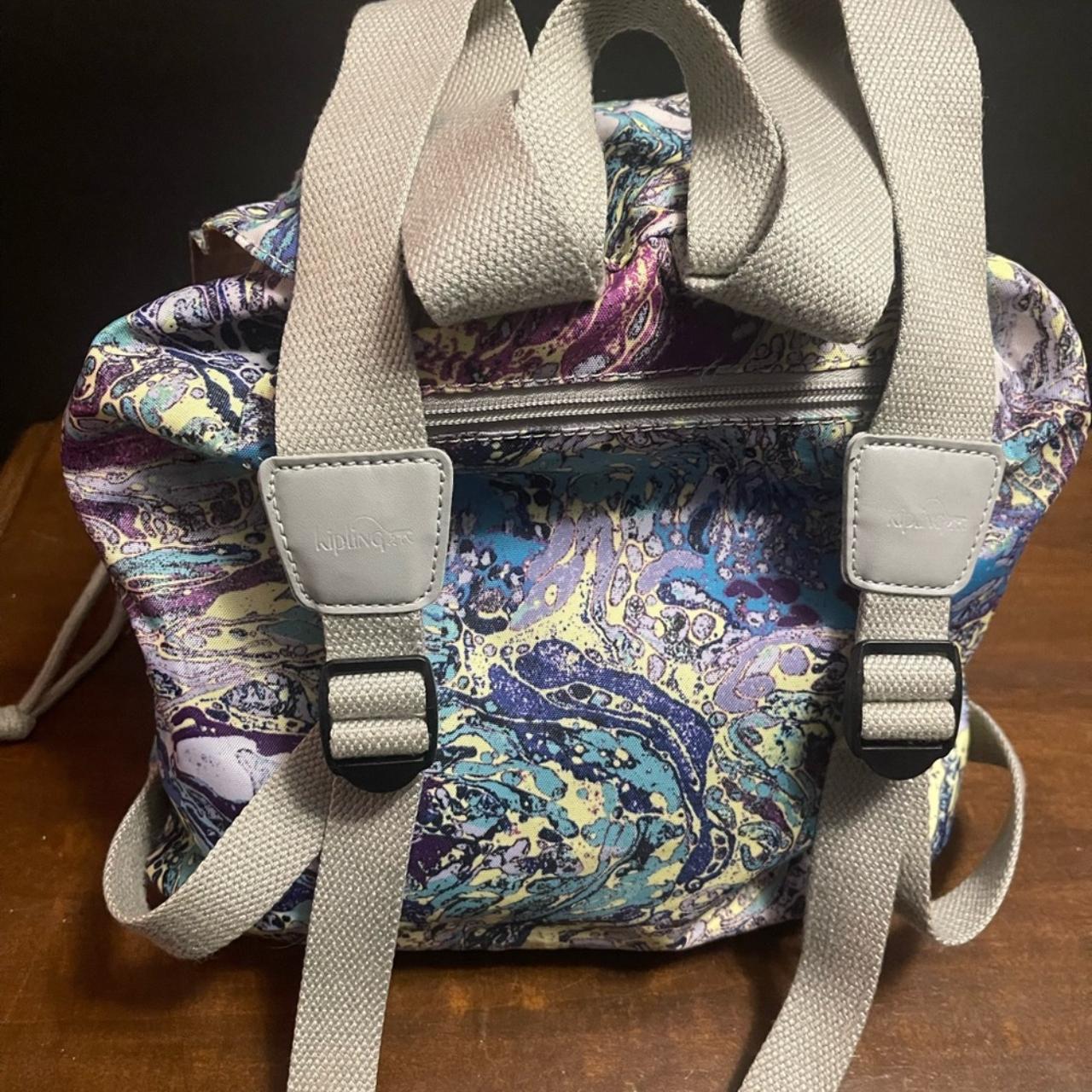 Kipling keeper large drawstring multi color... - Depop