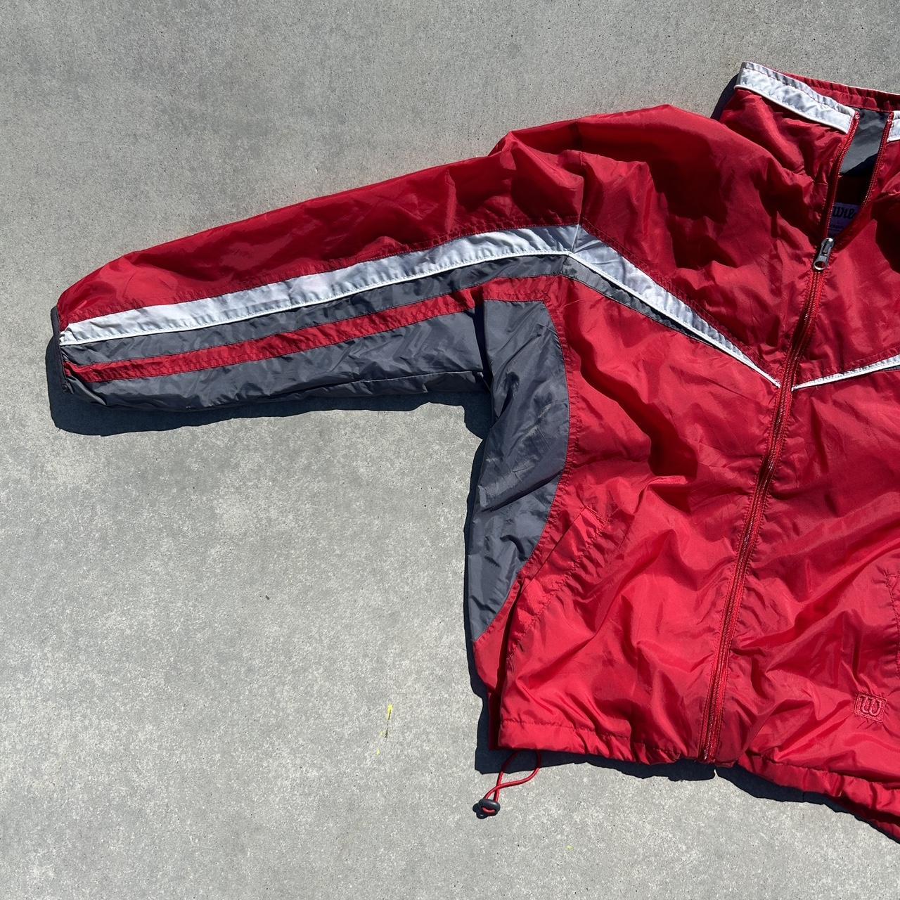 Red vintage Wilson windbreaker Size L Message me... - Depop