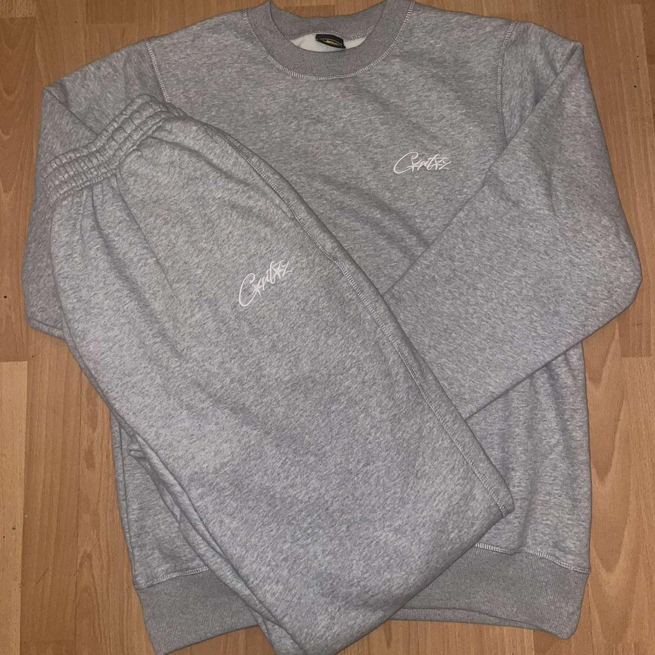 Cortez HMP grey tracksuit Size M top and L... - Depop