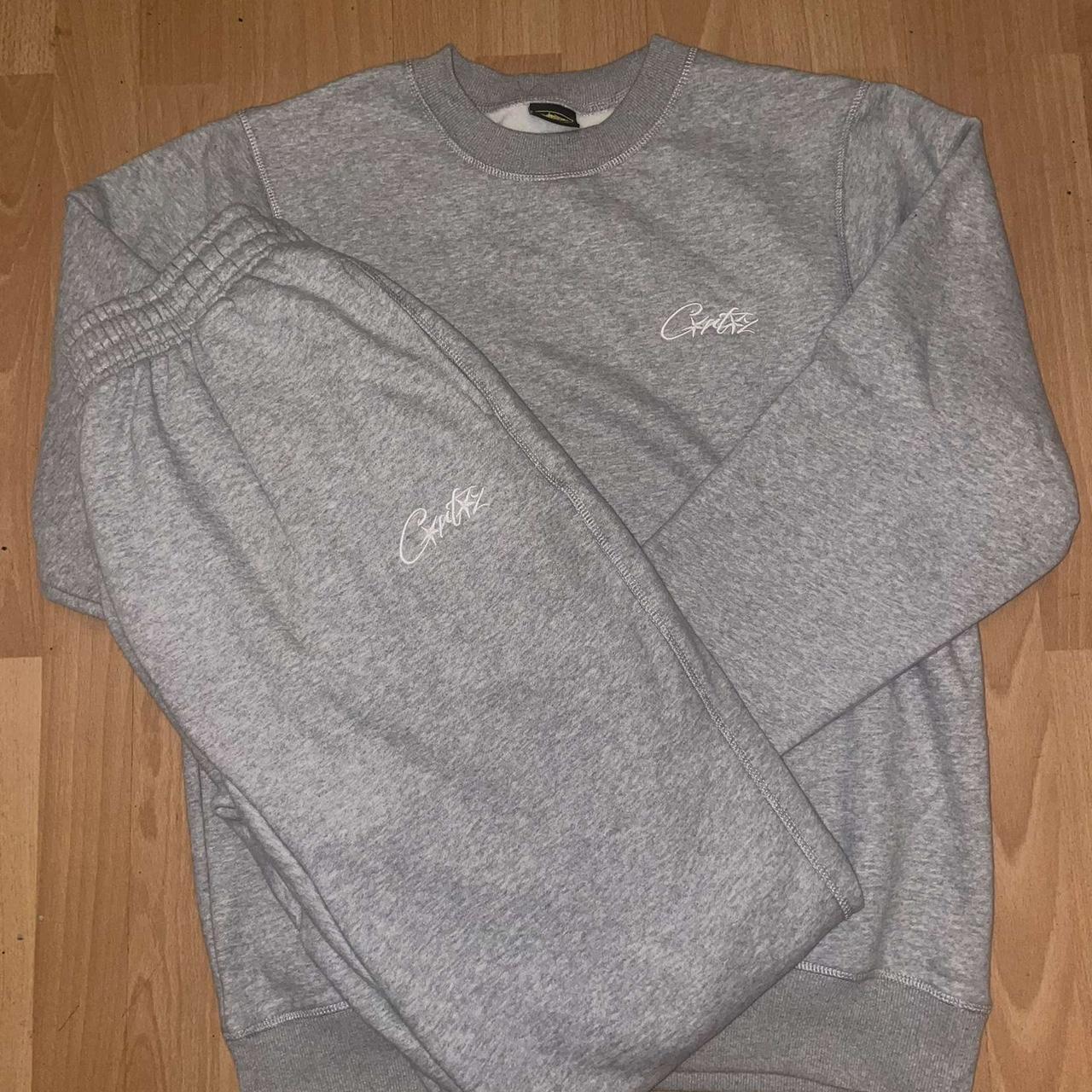 Cortez HMP grey tracksuit Size M top and L... - Depop