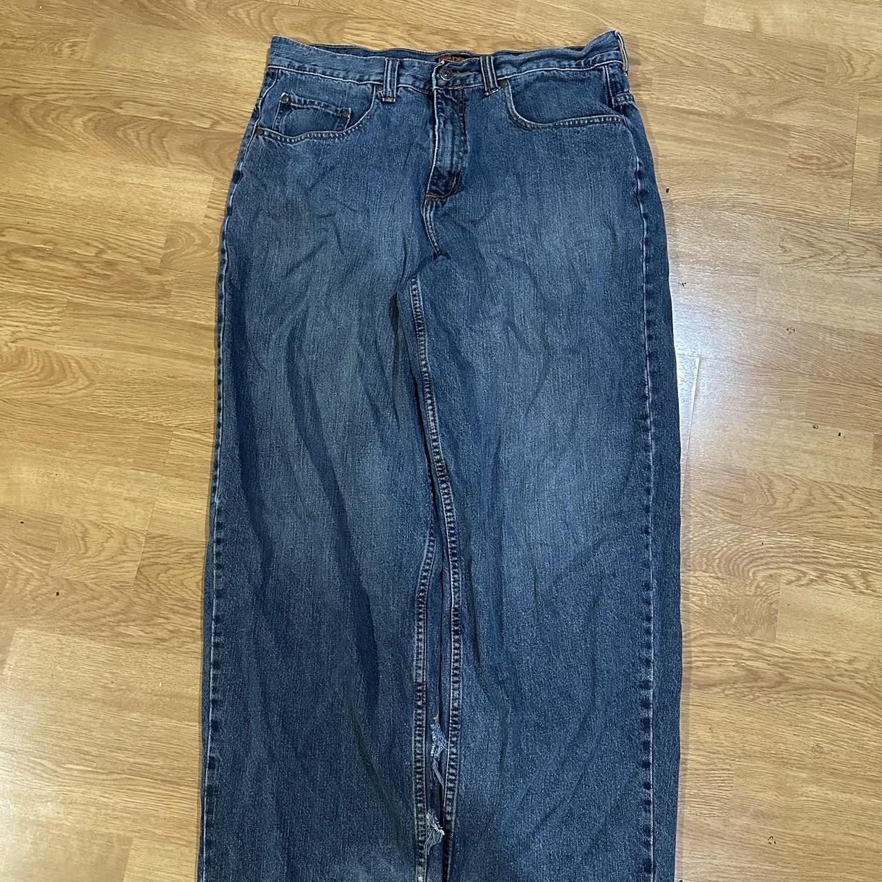 ANCHOR BLUE BEYOND BAGGY JEANS 36x32 INSANELY BAGGY... - Depop