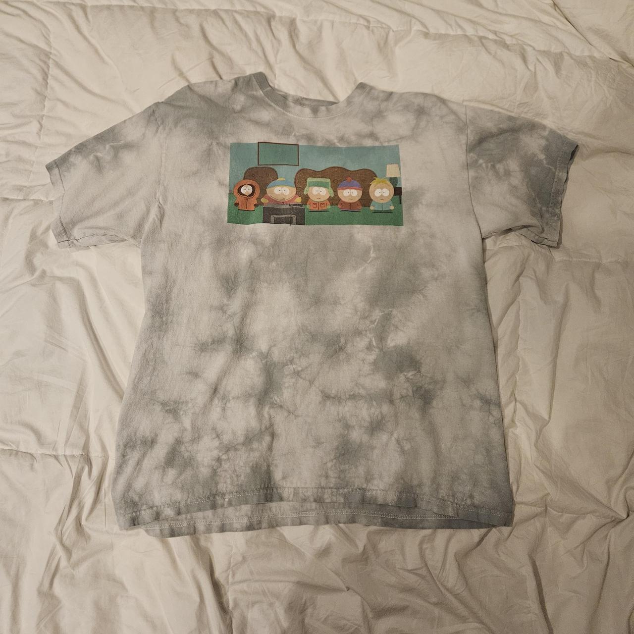South Park graphic tee, size M fits like large, grey... - Depop