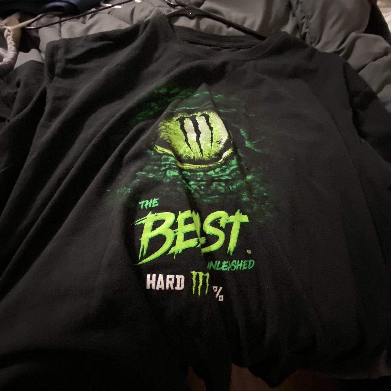 large monster energy tee - Depop