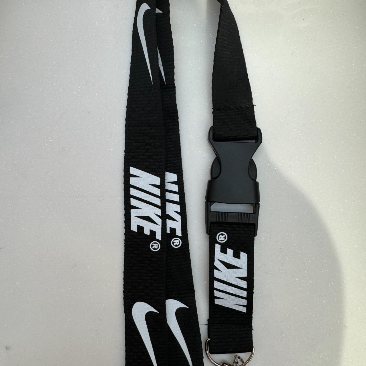 Nike Lanyard Keychain School ID Gym Black Brand... - Depop