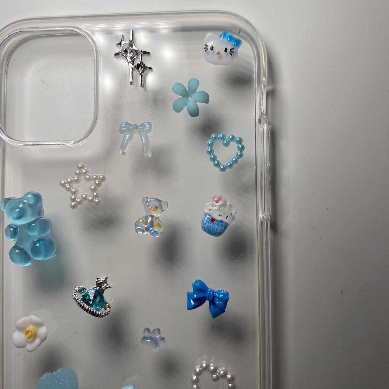 iphone 11 blue junk phone case i haven’t set it in... - Depop