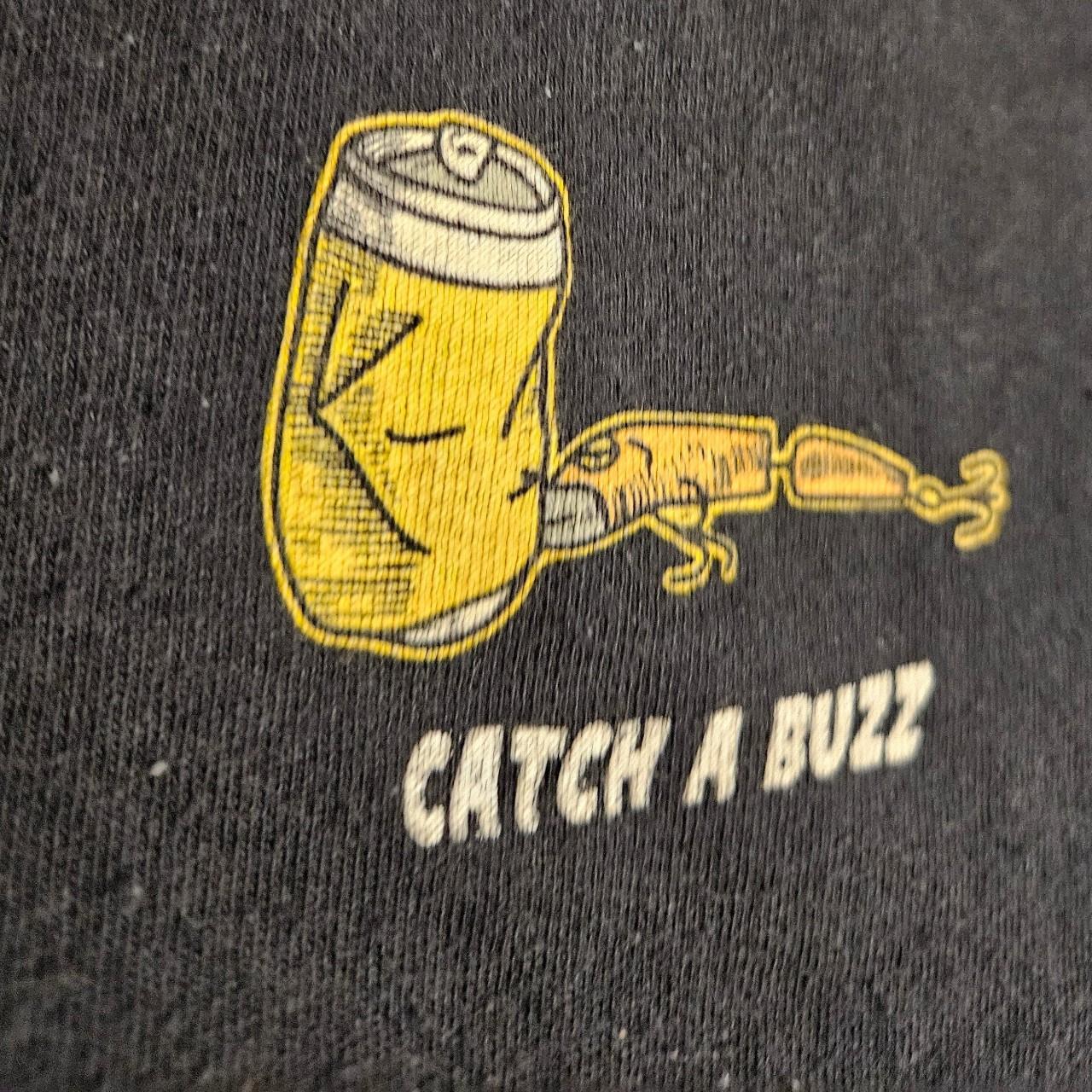 Beer Savage Catch a buzz beer shirt #fishing #beer... - Depop