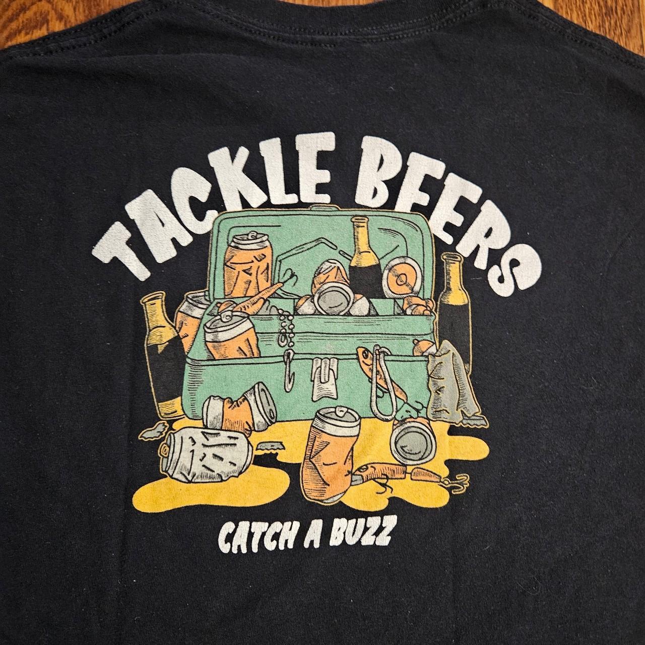 Beer Savage Catch a buzz beer shirt #fishing #beer... - Depop