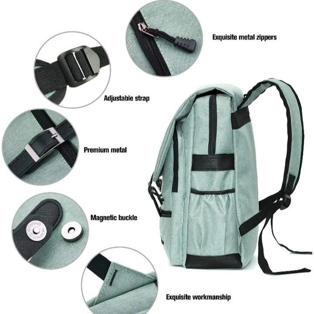 Modoker Julion Vintage Laptop Backpack Women Men,... - Depop