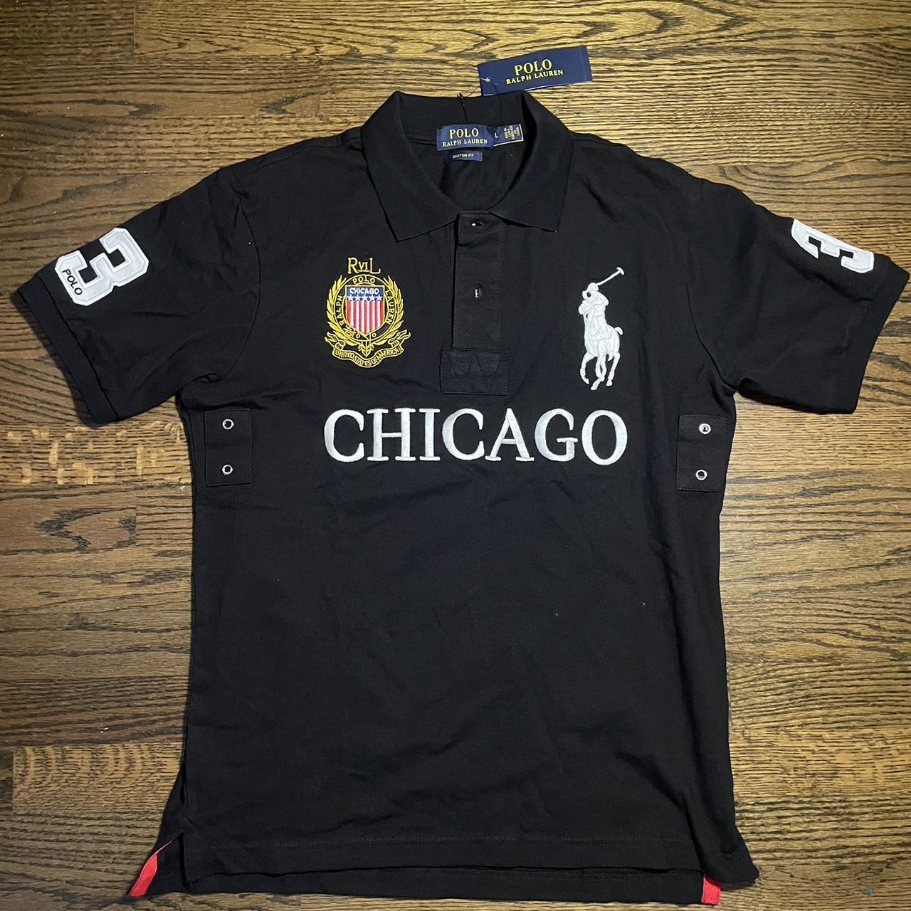 Chicago Big Pony Polo Ralph Lauren Size - L (Fits... - Depop