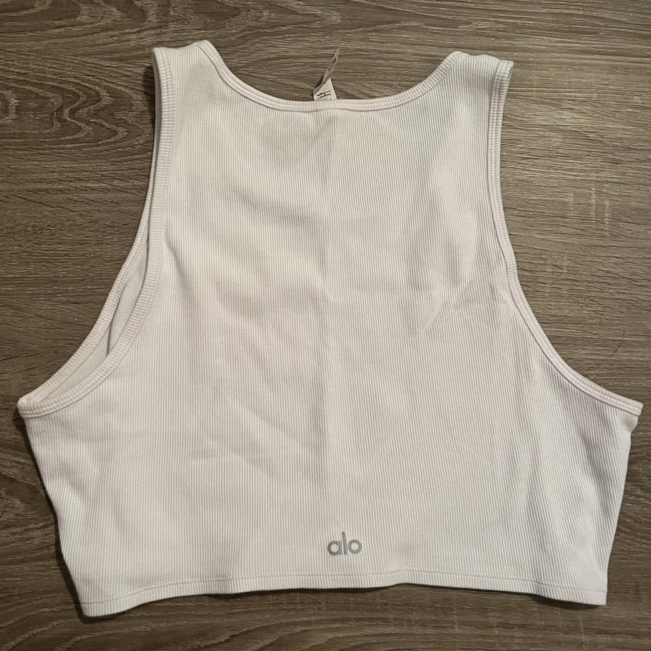 Alo Tank - large - stain not noticeable tbh! #aloyoga | Depop