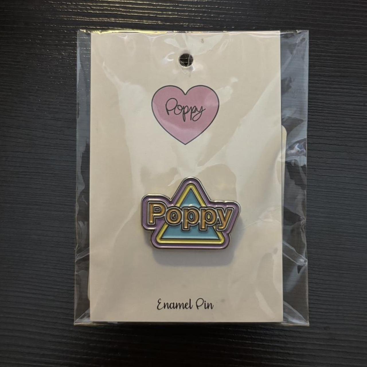 poppy triangle vip 2018 tour pin in original... - Depop