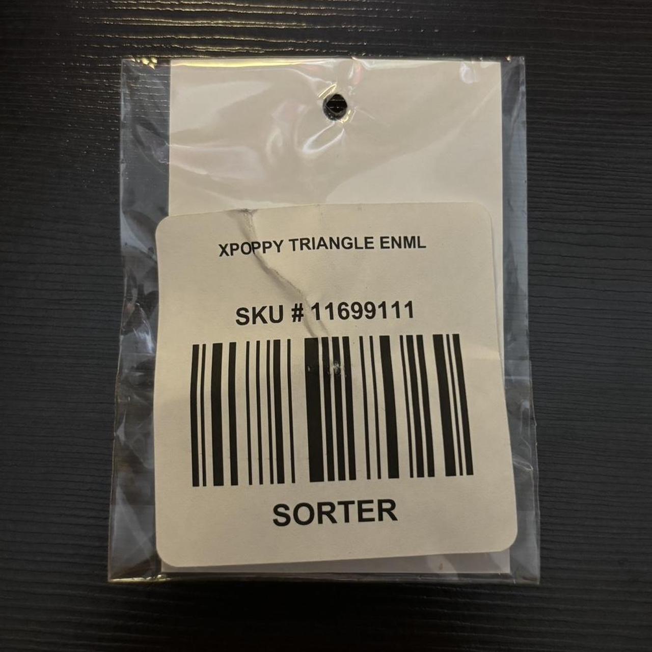 poppy triangle vip 2018 tour pin in original... - Depop