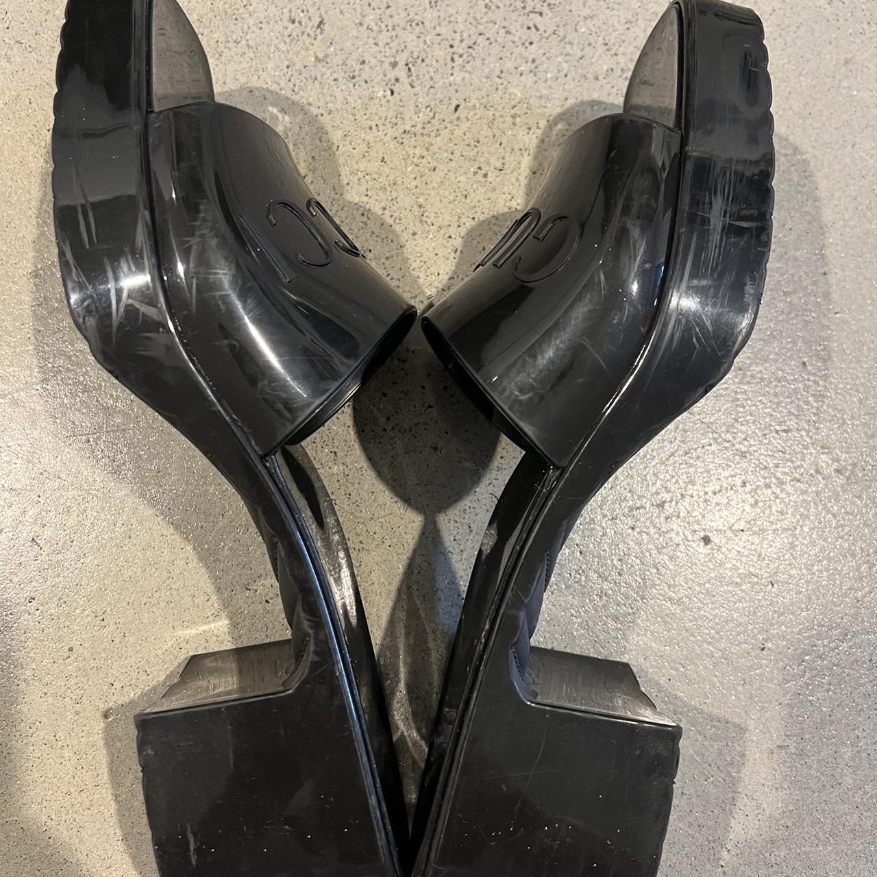 GUCCI rubber shoes with box Authentic* Size... - Depop