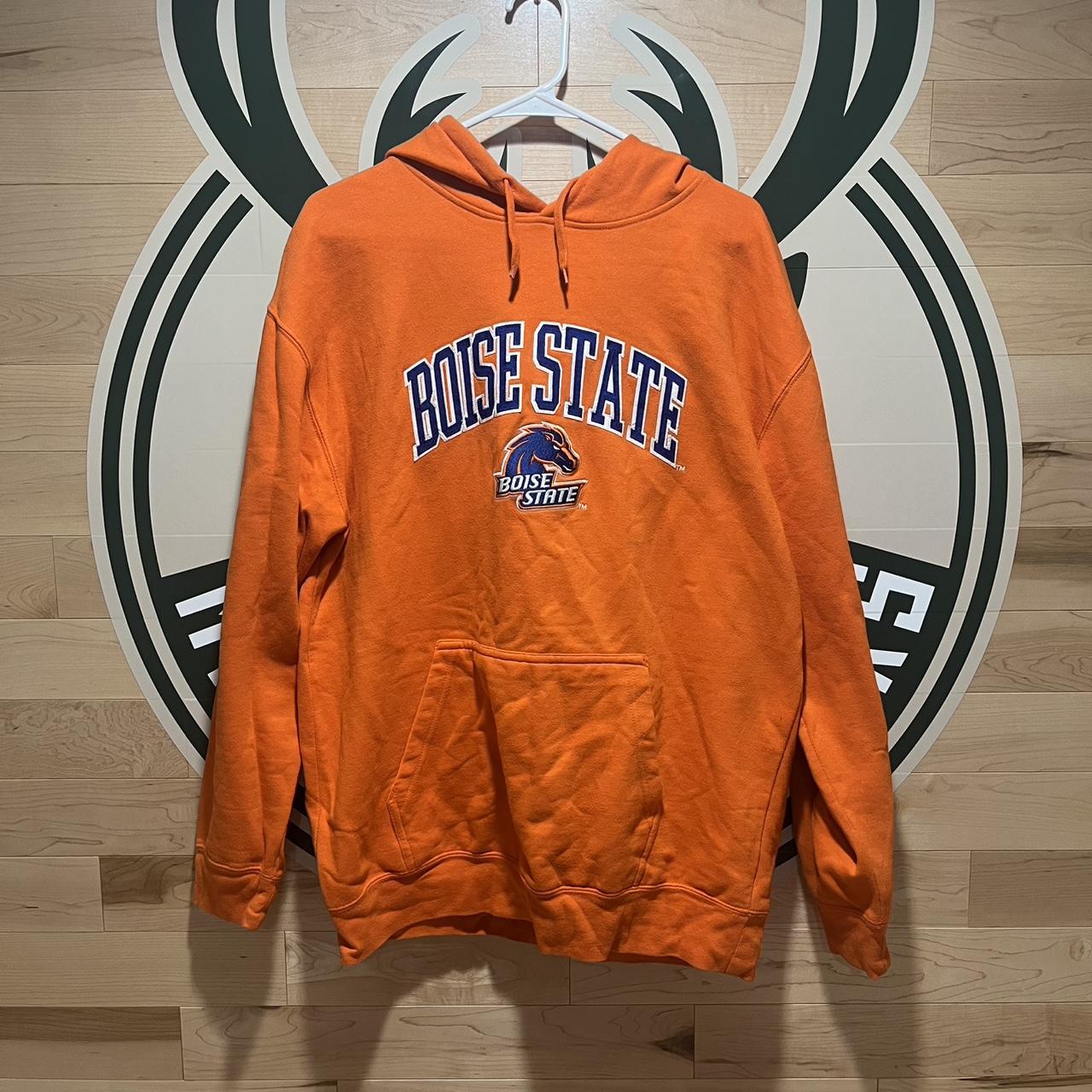 SUPER NICE EMBROIDERED BOISE STATE HOODIE. SUPER... - Depop