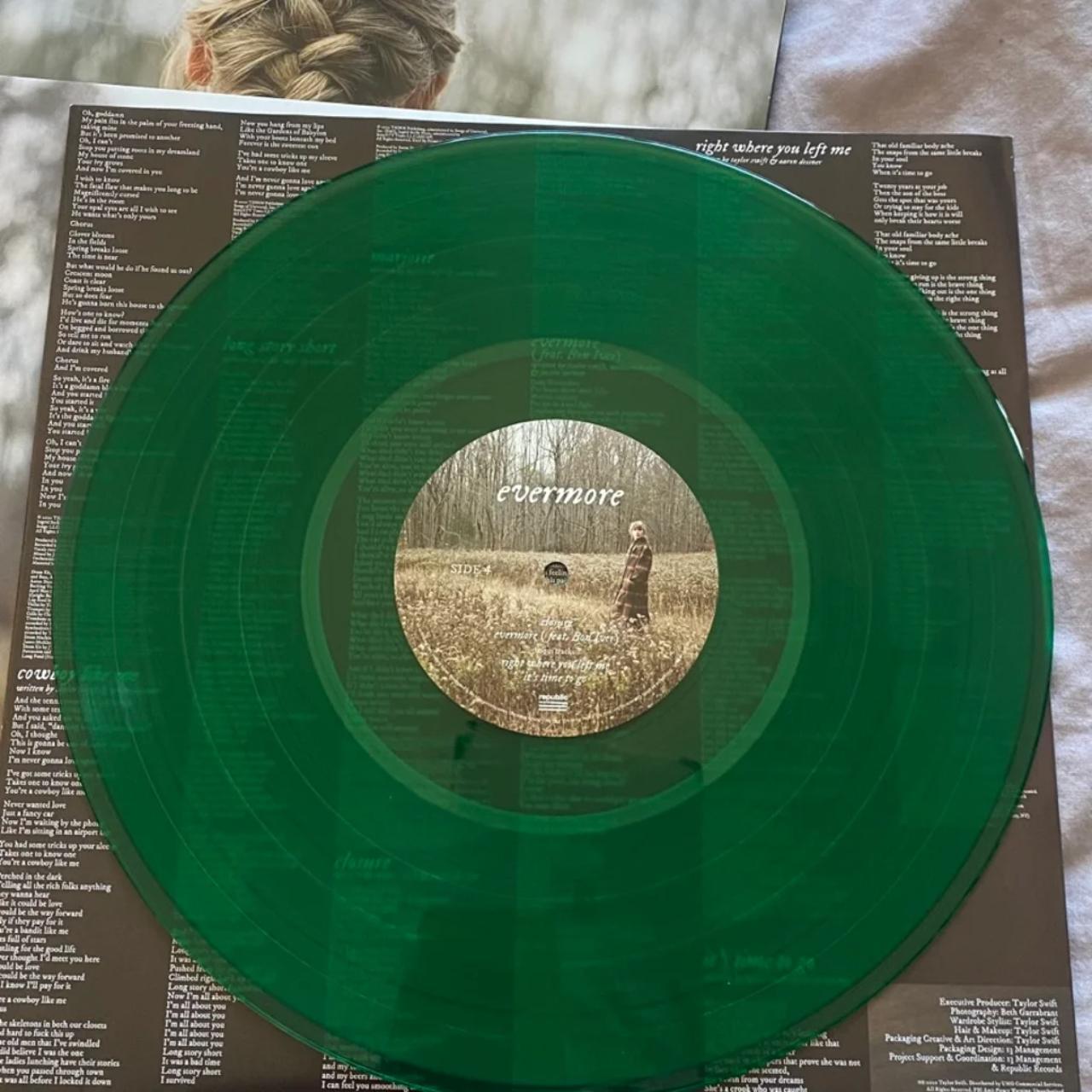 TAYLOR SWIFT EVERMORE VINYL Sealed.Never opened. - Depop