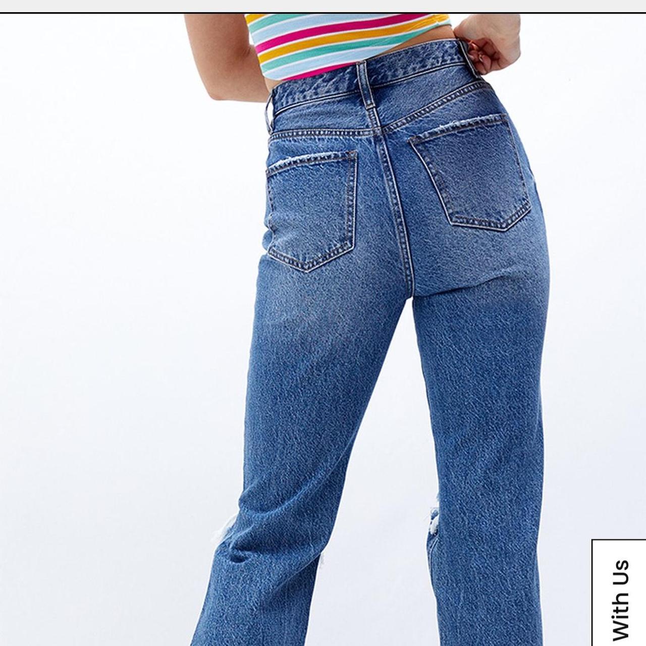 Pacsun high rise bootcut jeans (only worn once!!)... - Depop