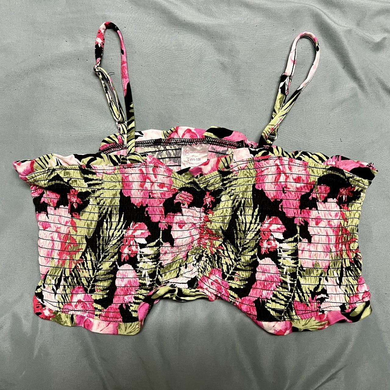 size says large, but could be a small tube top if... - Depop