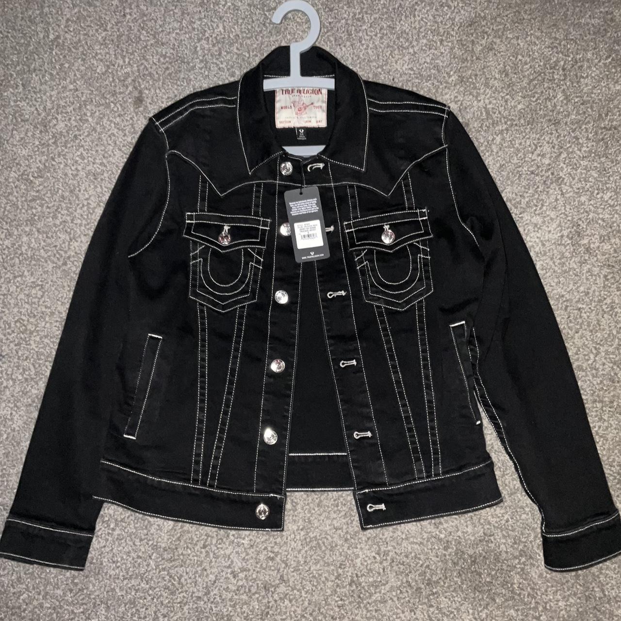 True Religion Jimmy SN denim jacket - Depop