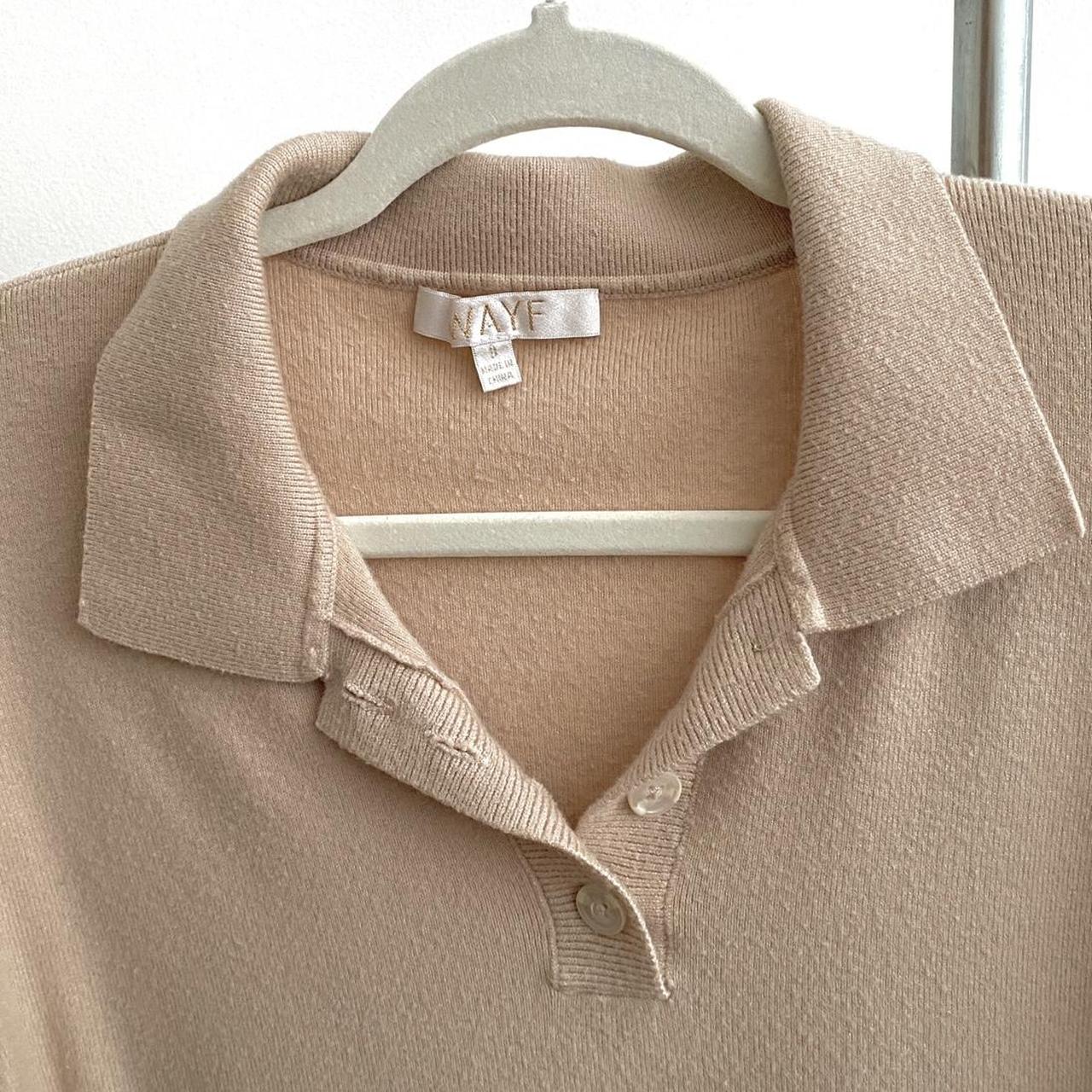 WAYF Fulton Knit Polo Im good condition. Super... - Depop