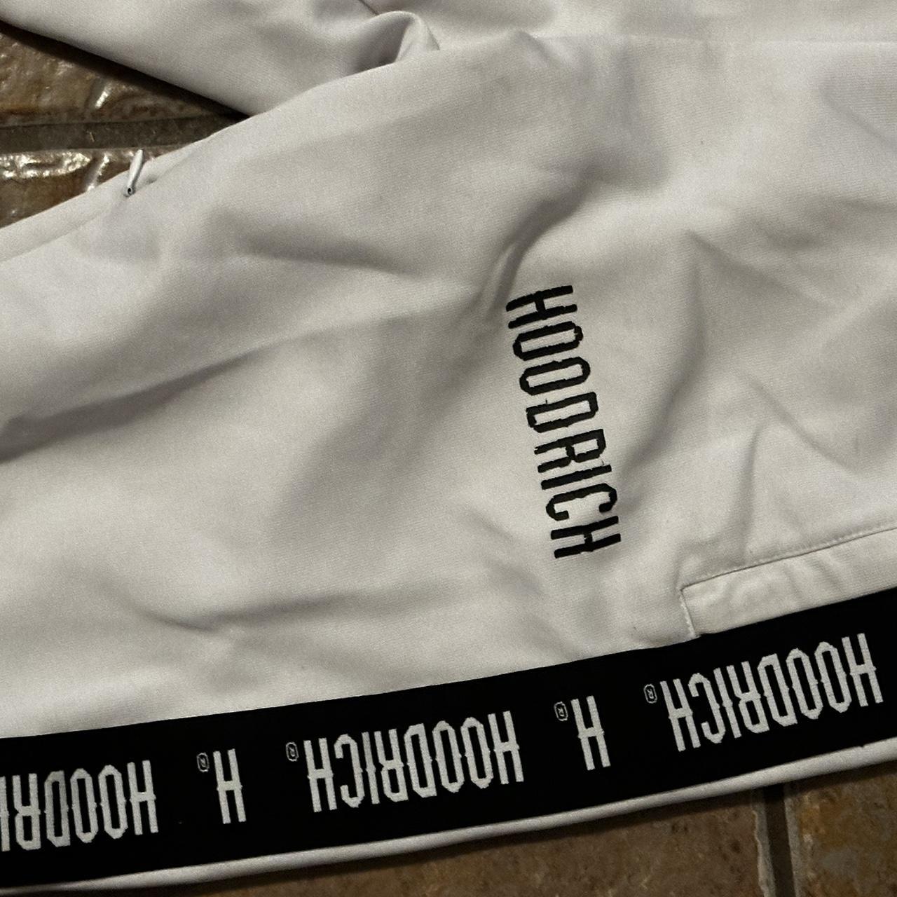 hoodrich white and black small pants - Depop