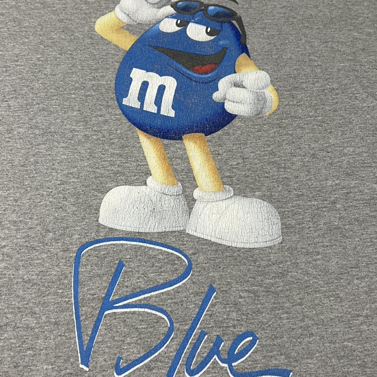 Grey M&M's cotton t-shirt Size 2XL #MMSweets #y2k... - Depop