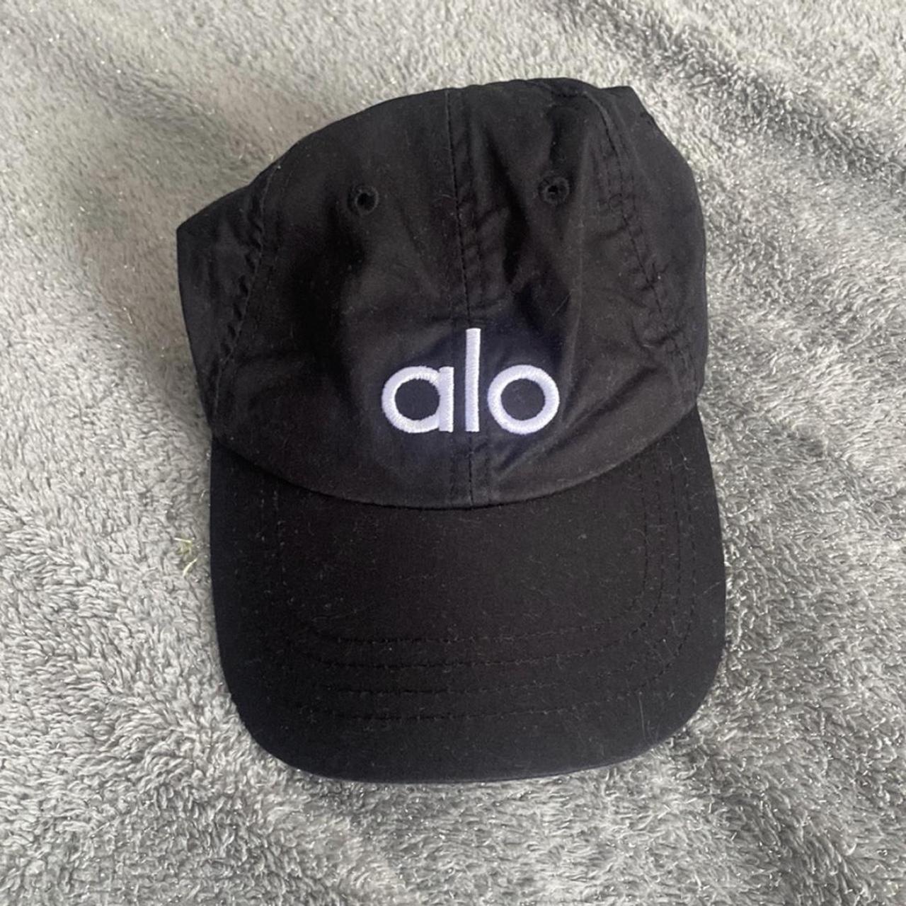 Alo soft cap Velcro hat. Great condition, only worn... - Depop