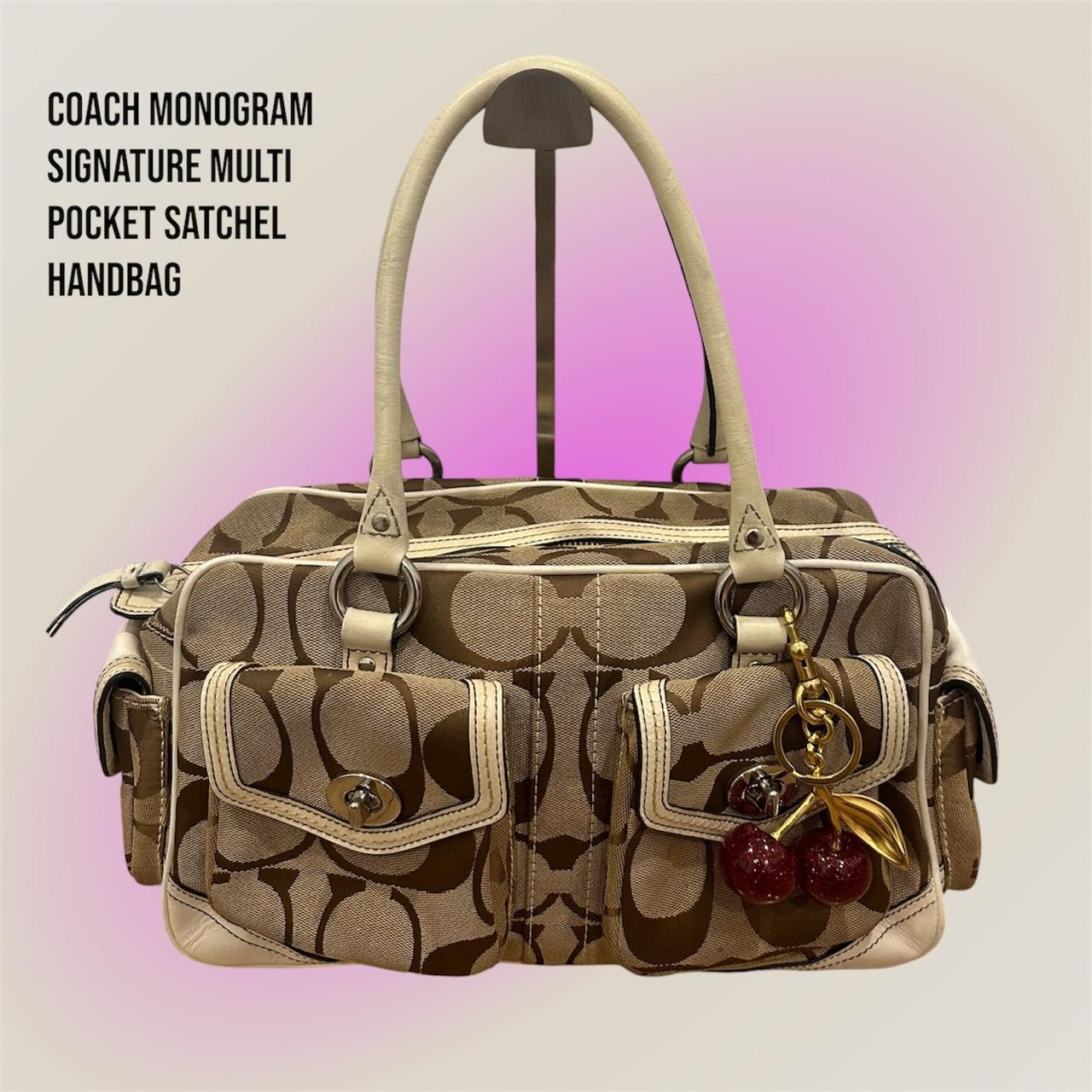 AUTHENTIC COACH MONOGRAM SIGNATURE MULTI POCKET... | Depop