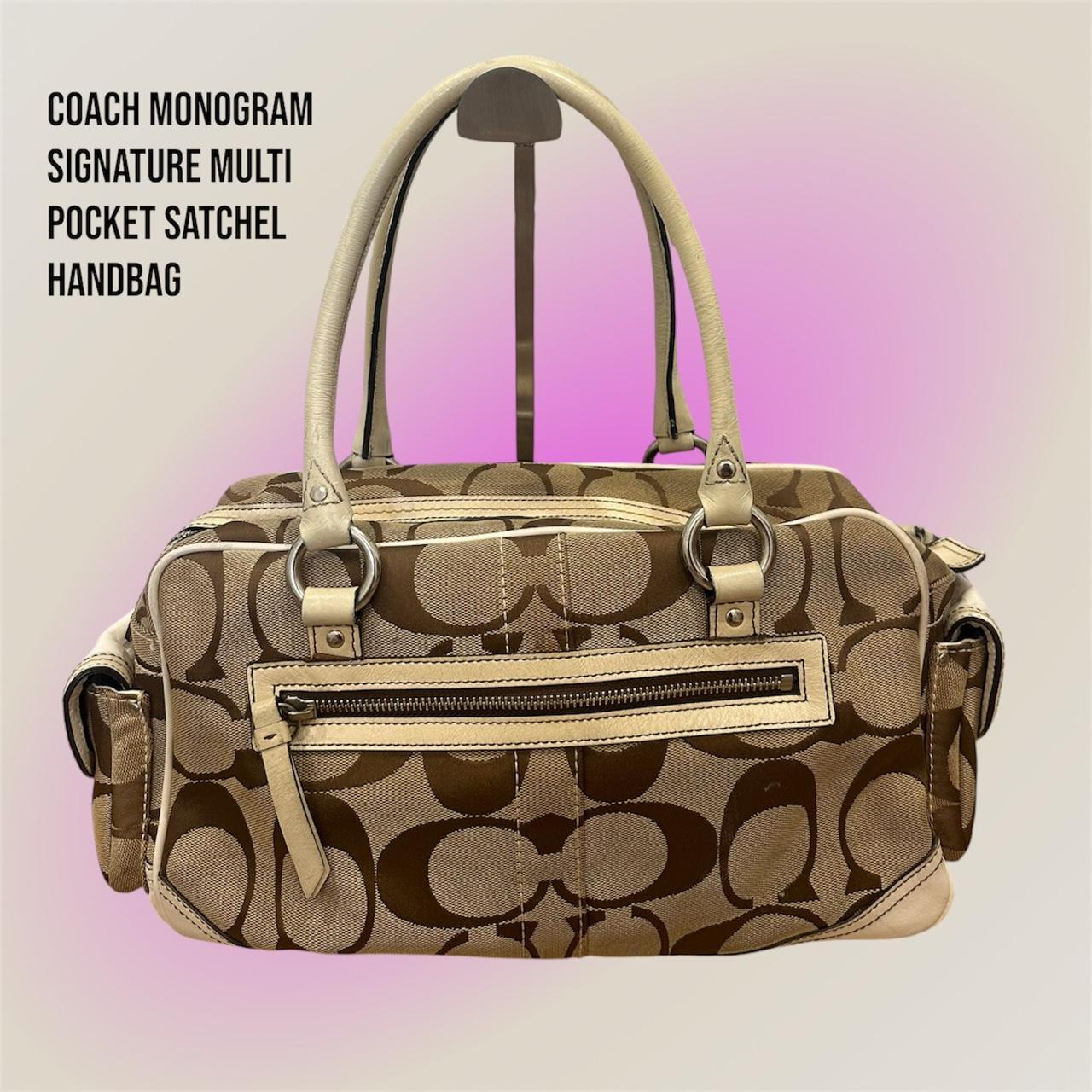 AUTHENTIC COACH MONOGRAM SIGNATURE MULTI POCKET... | Depop