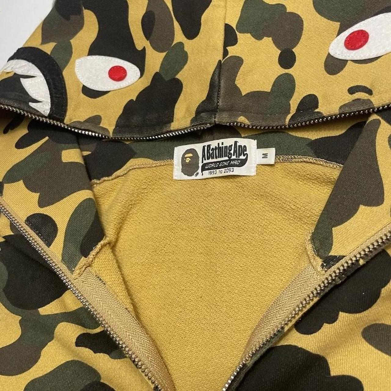 *Authentic* Bape 1st Camo Full Zip WGM Shark Hoodie (M) - Depop