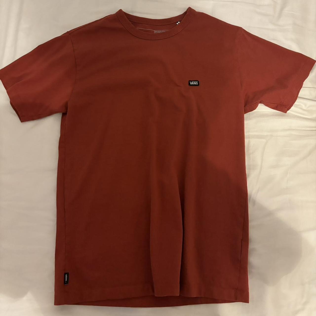 Red Vans shirt - Depop