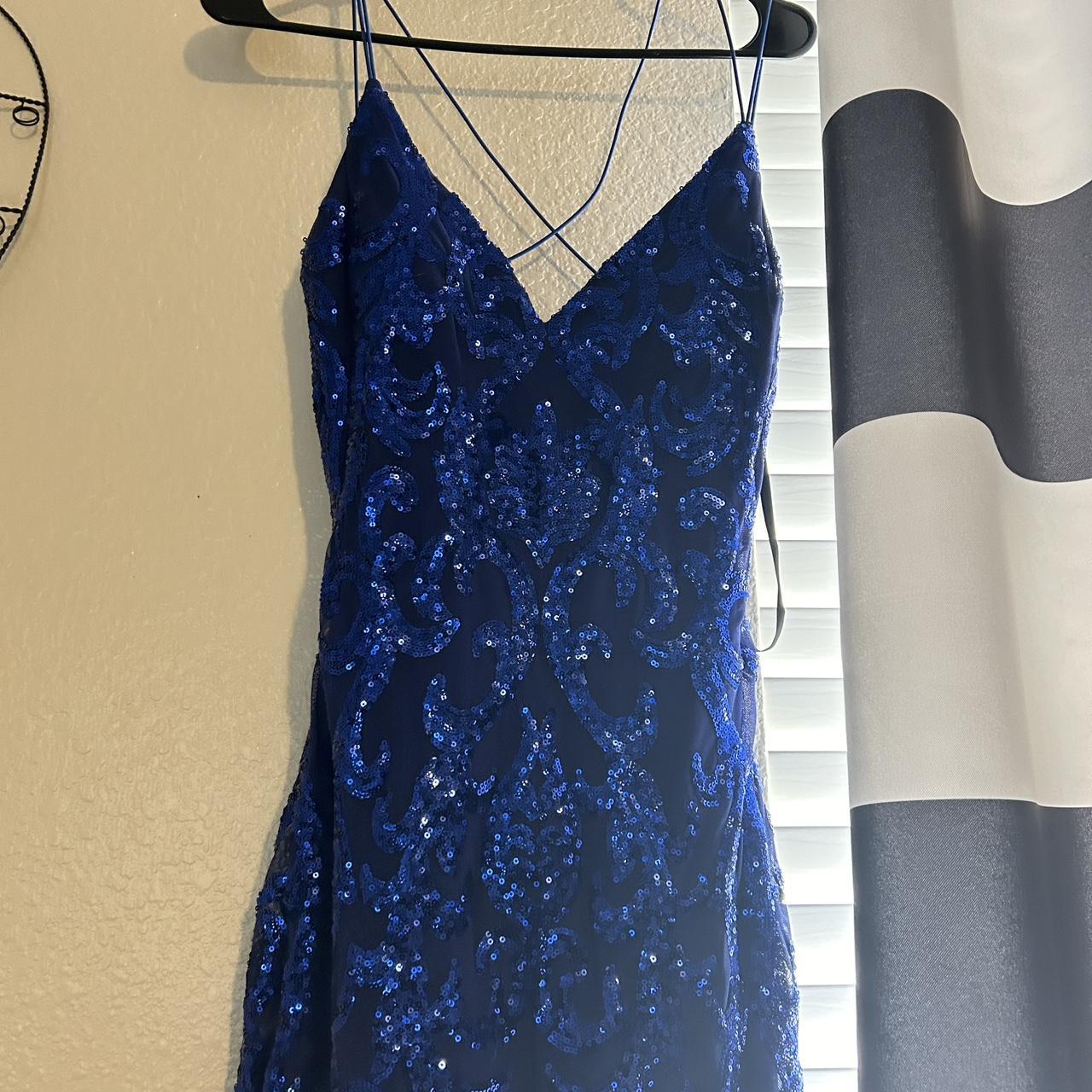 Blue Windsor Hocoprom Dress Size Depop