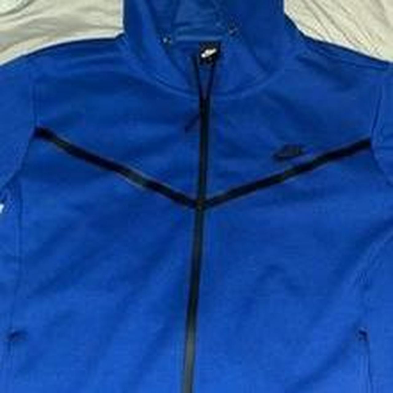 Nike blue tech fleece jacket “Rep” - Depop