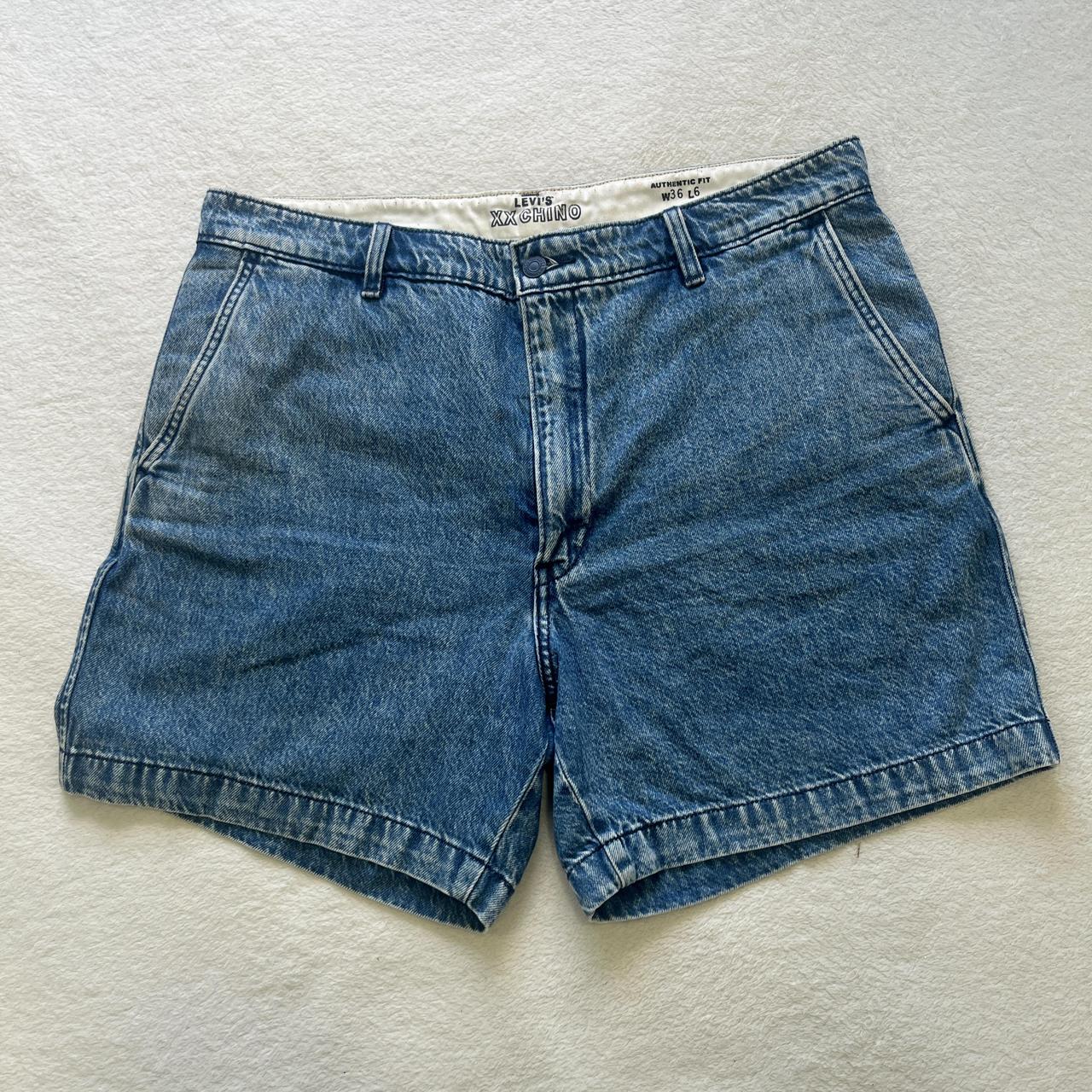 36" levis jorts #levis #jorts #denimshorts #streetwear | Depop